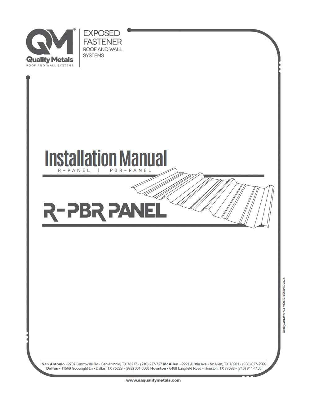PBR Panel: Metal Roofing & Siding Panel System by Quality Metals